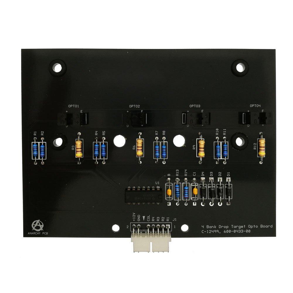 PBL-600-0433-00 4 Bank Drop Target Opto Board Assembly