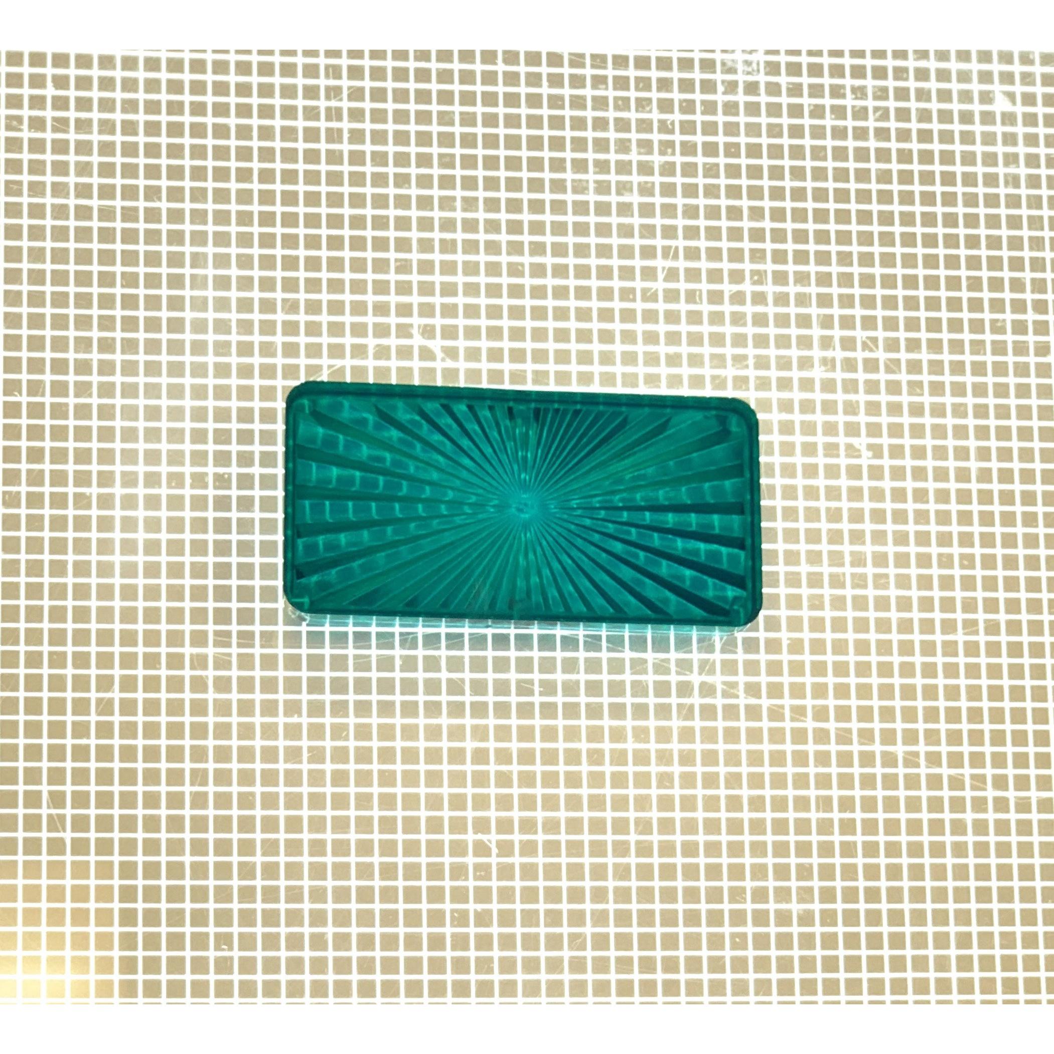 I_225_N_T_S_TL 2-1/4" x 1-1/8" Rectangle Transparent Starburst Teal ...