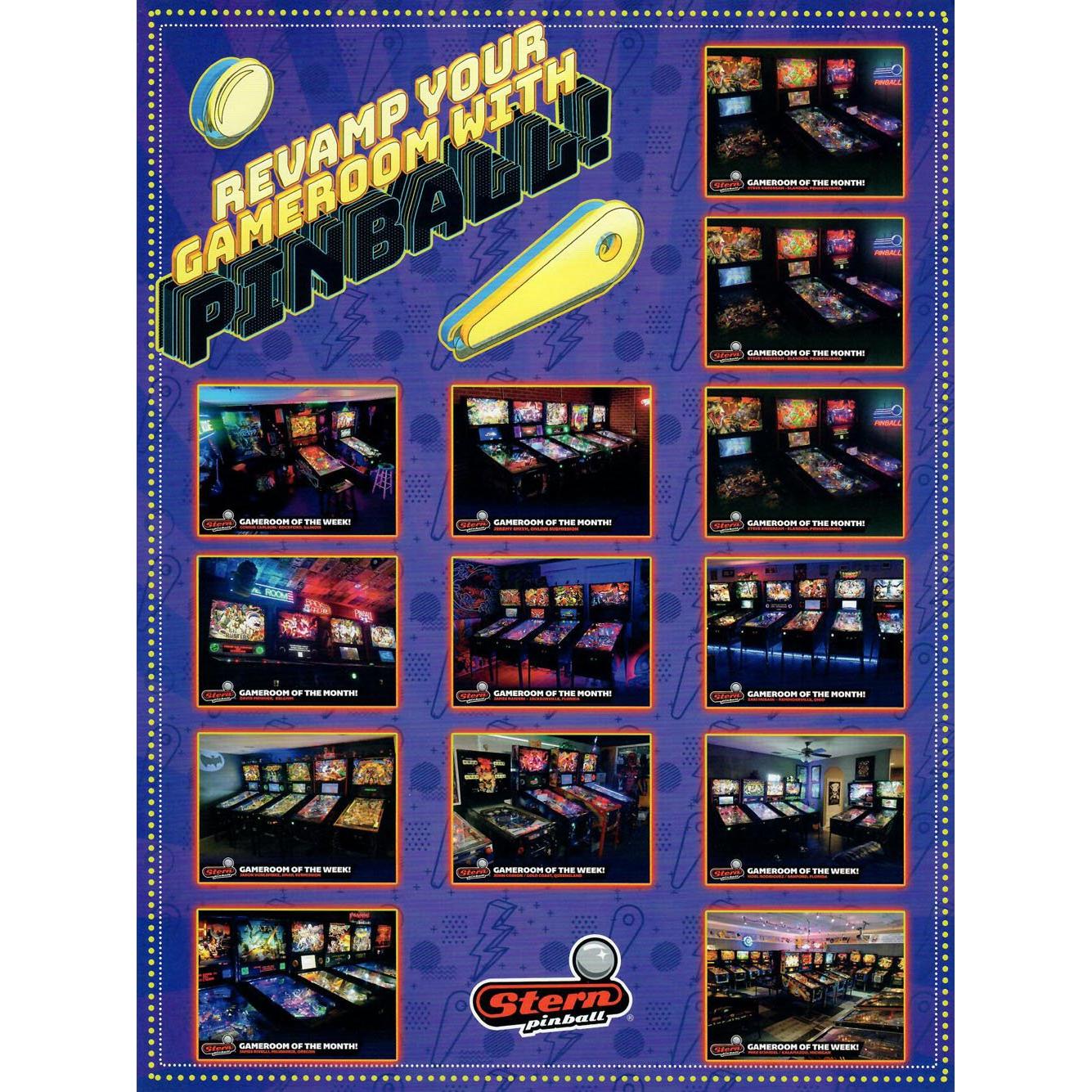 REVAMP_FLYER Stern "Revamp Your Game Room With Pinball!" Flyer