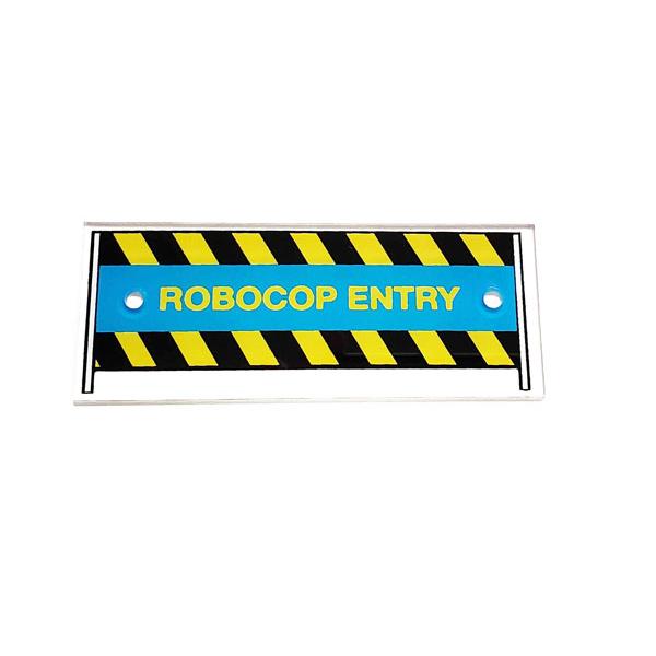 830-5406-17 Data East "Robocop Entry" Ramp Sign