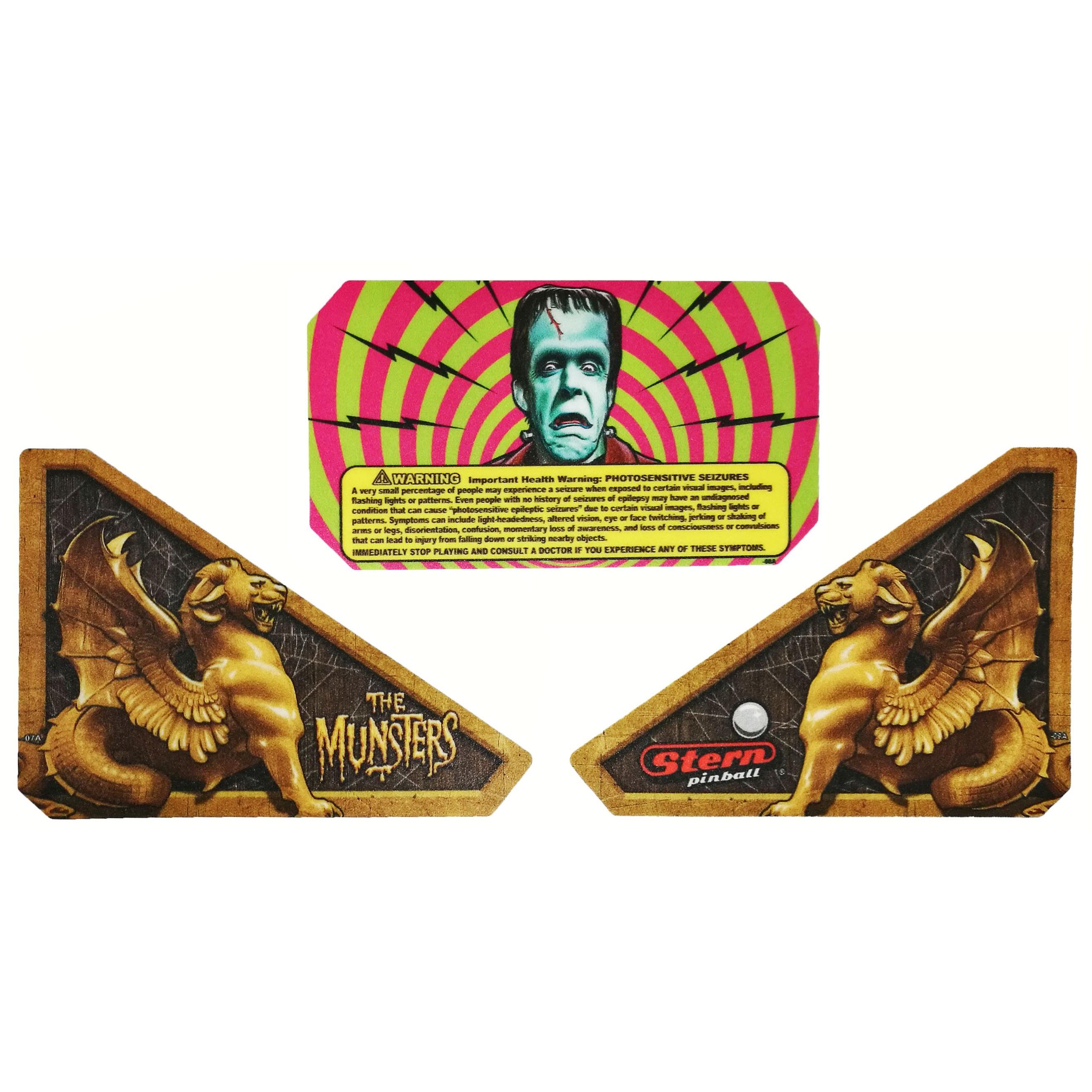 802-5000-L2-07A-08A-09A Munsters Pro Apron Decal Set