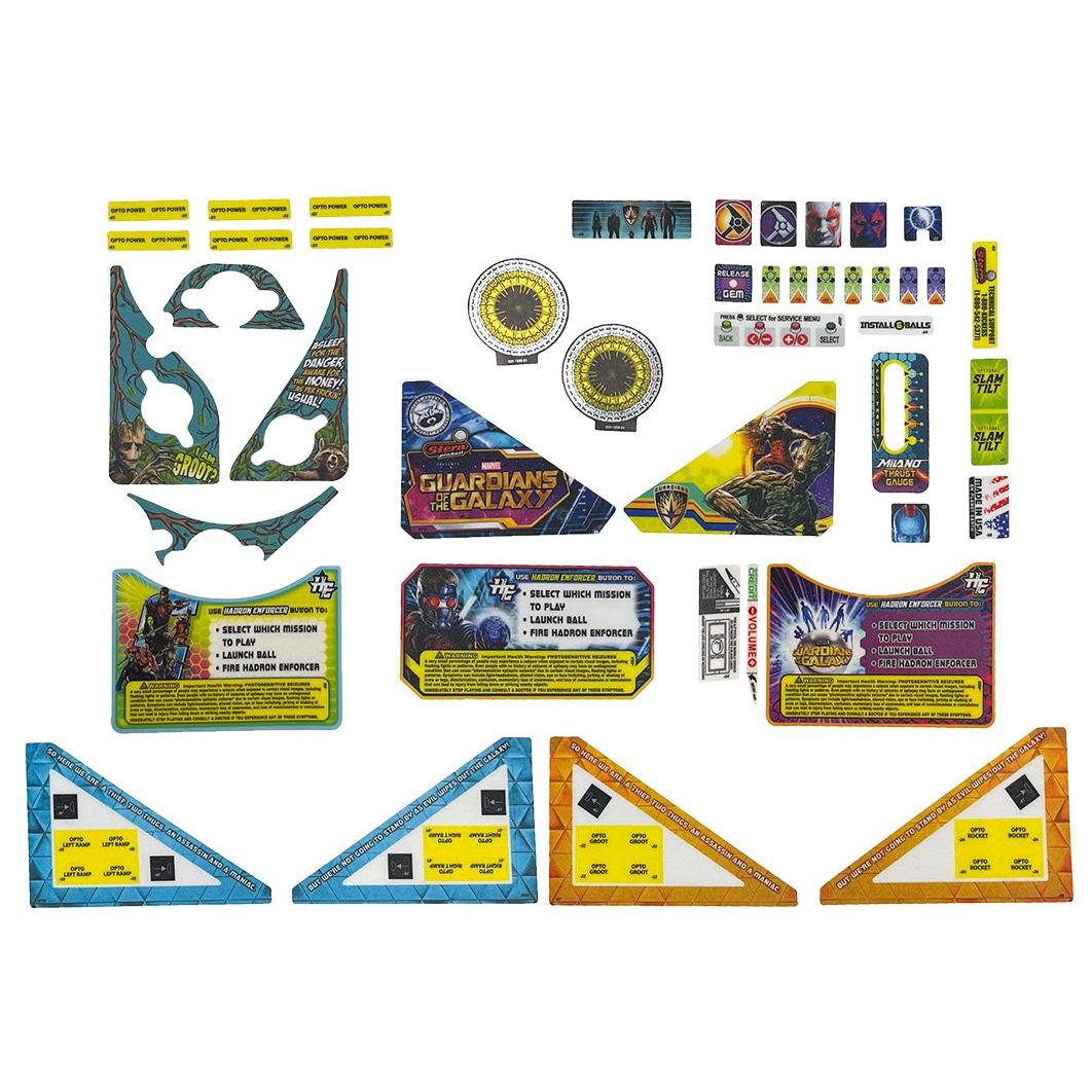 802-5000-L5 Guardians of the Galaxy Pro, Premium & LE Full Playfield ...