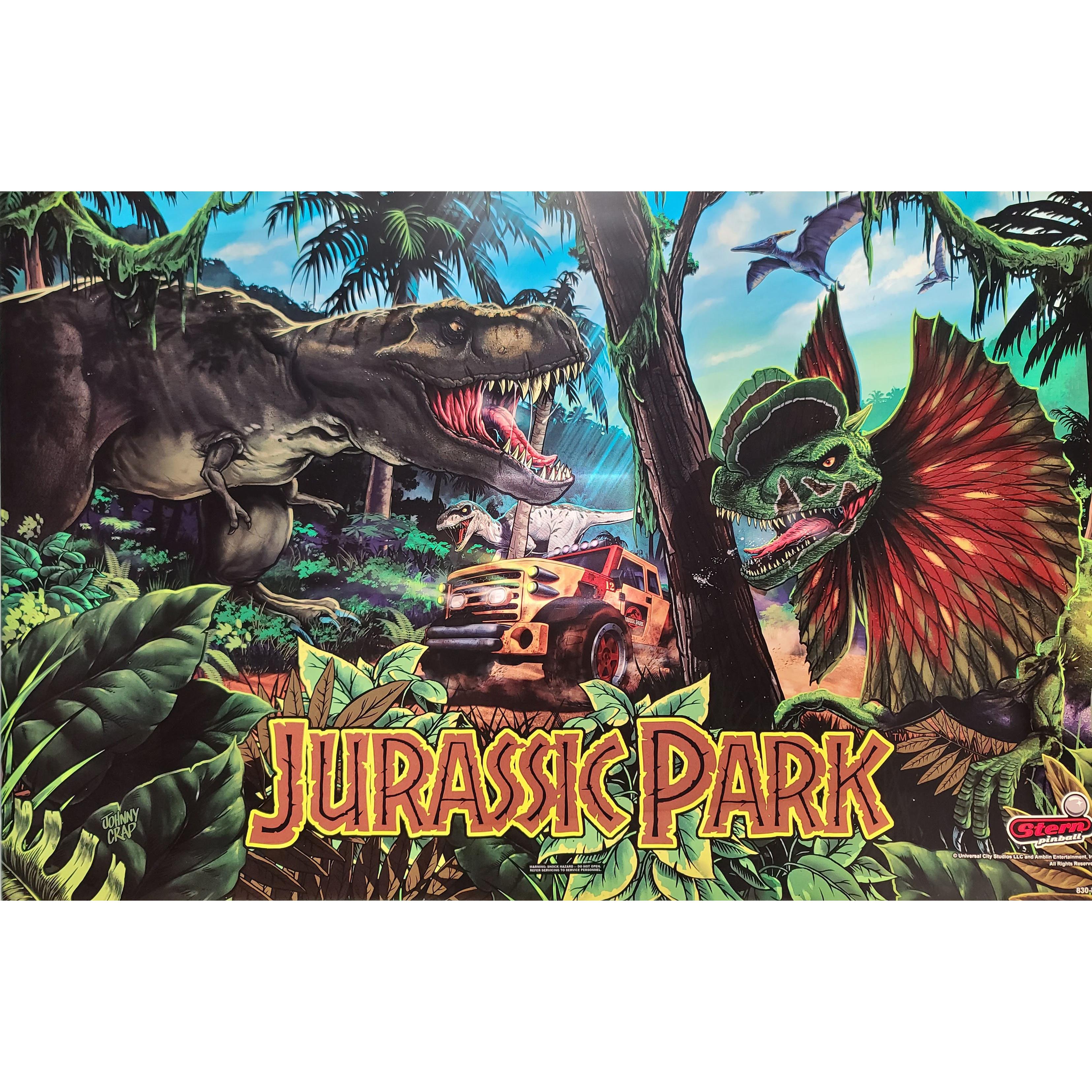 830-8427-M1 Stern Jurassic Park Pro Translite