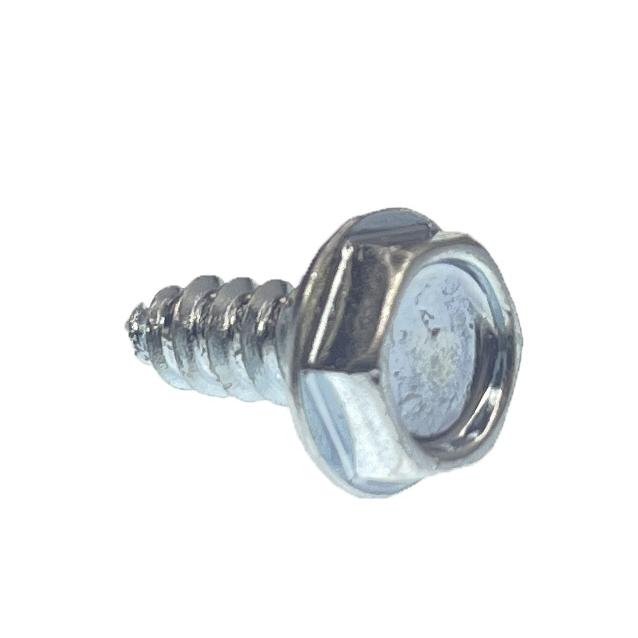 82-002006-06 #6 x 3/8" Unslotted Hex Head Screw - Zinc Plated