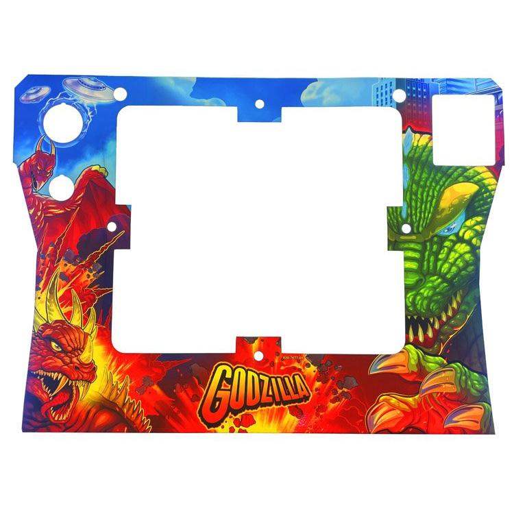 820-76T7-05 Stern Godzilla Premium Cabinet Decal - Front