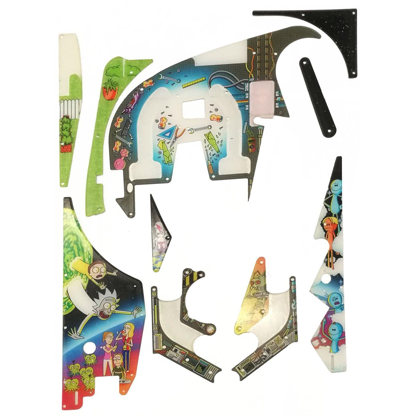 PBL-400-0068-00 Rick & Morty Playfield Plastic Set