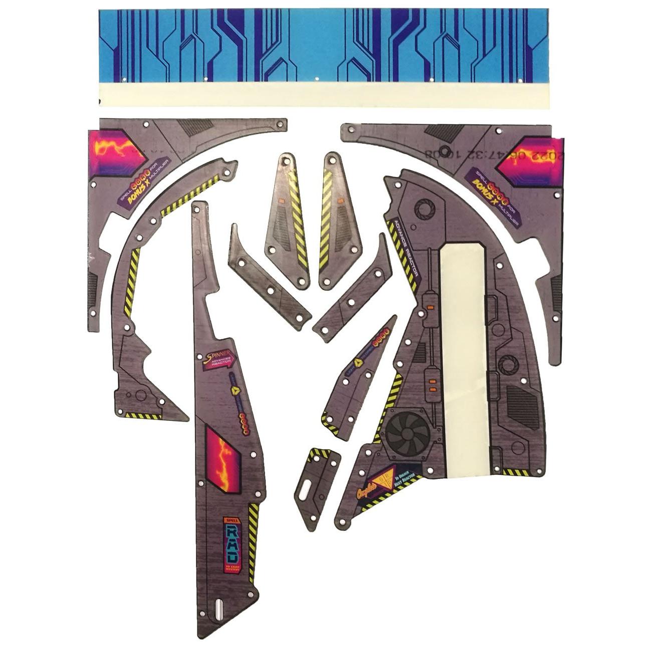 PBL-400-0071-00 Total Nuclear Annihilation Playfield Plastic Set