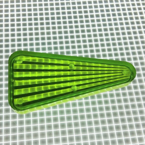 I_200_T_T_S_LG 2" x 1" Triangle Transparent Starburst Lime Green ...