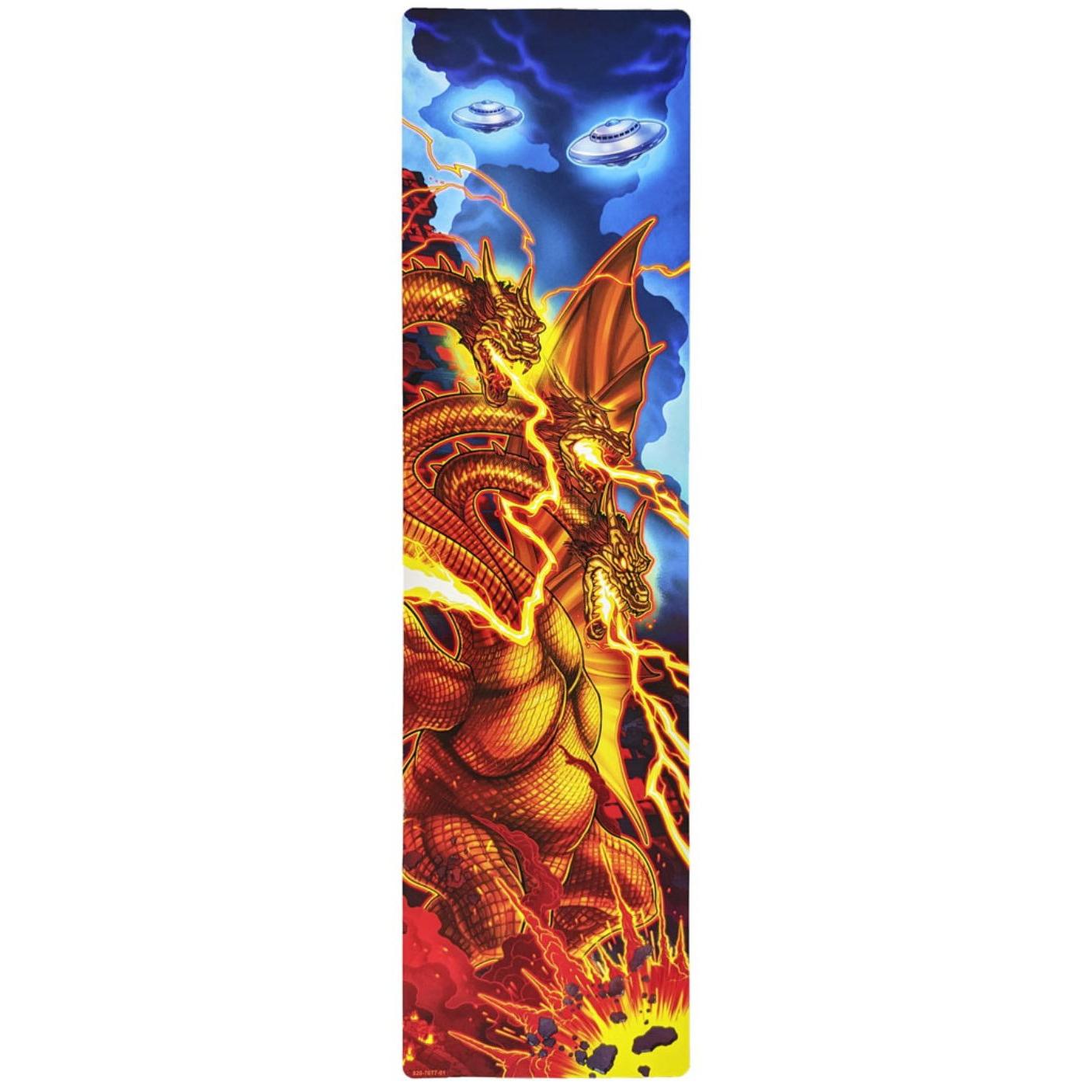 820-76T7-01 Stern Godzilla Premium Backbox Decal - Left