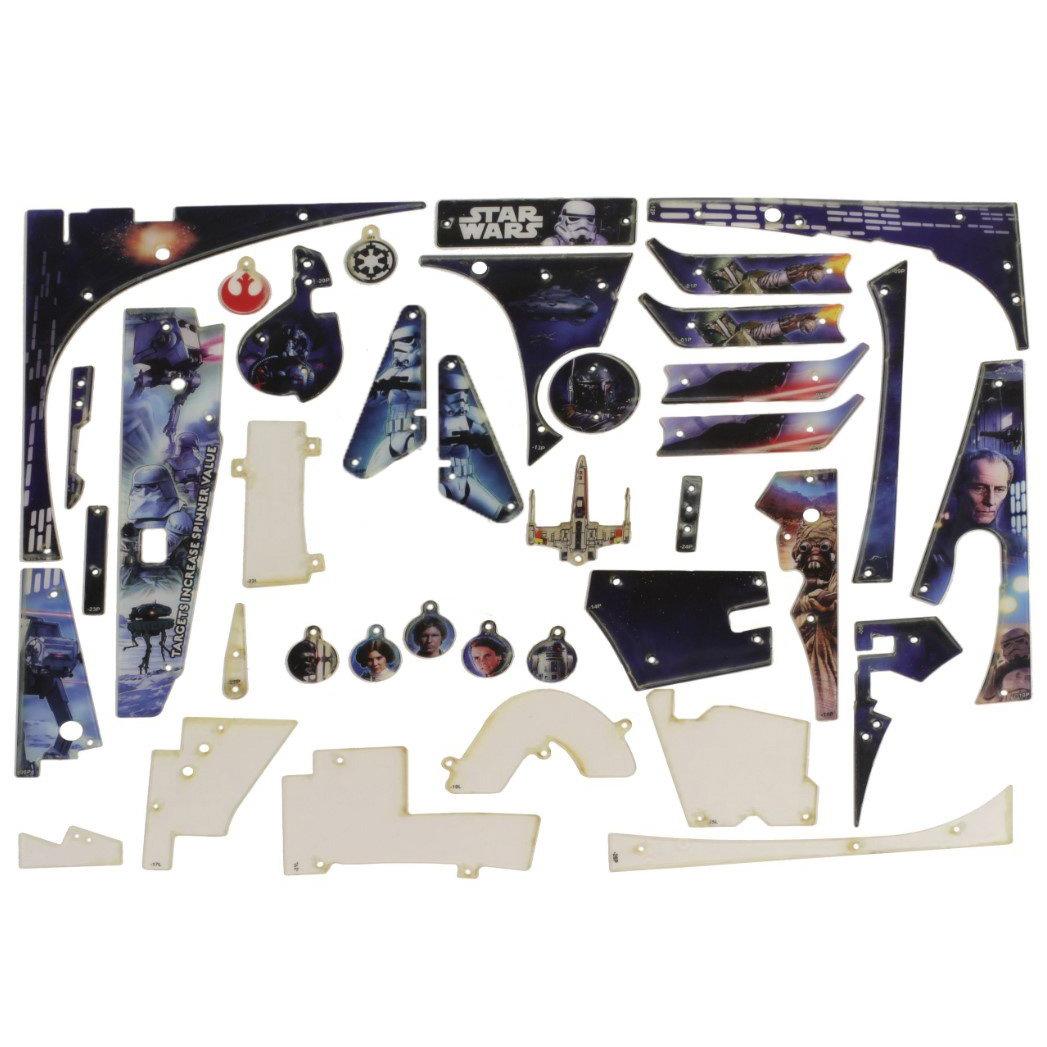 803-5000-J7 Stern Star Wars Premium Playfield Plastic Set