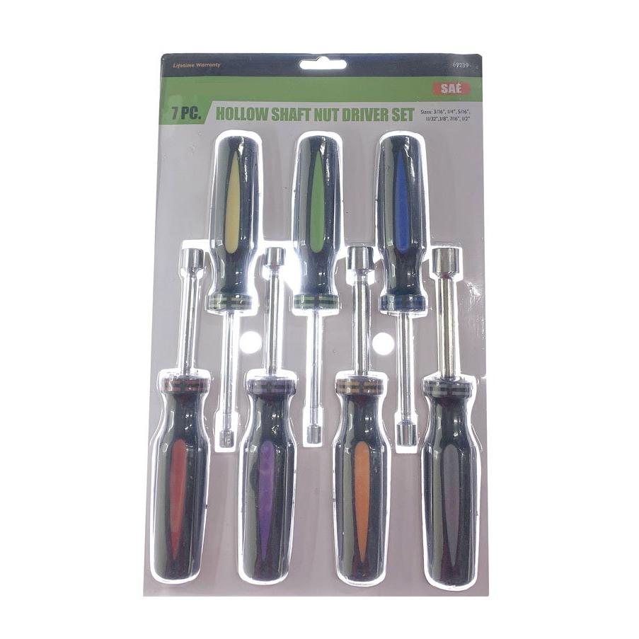 7PC_NUTDRIVER 7 Piece Hollow-Shaft Nut Driver Set