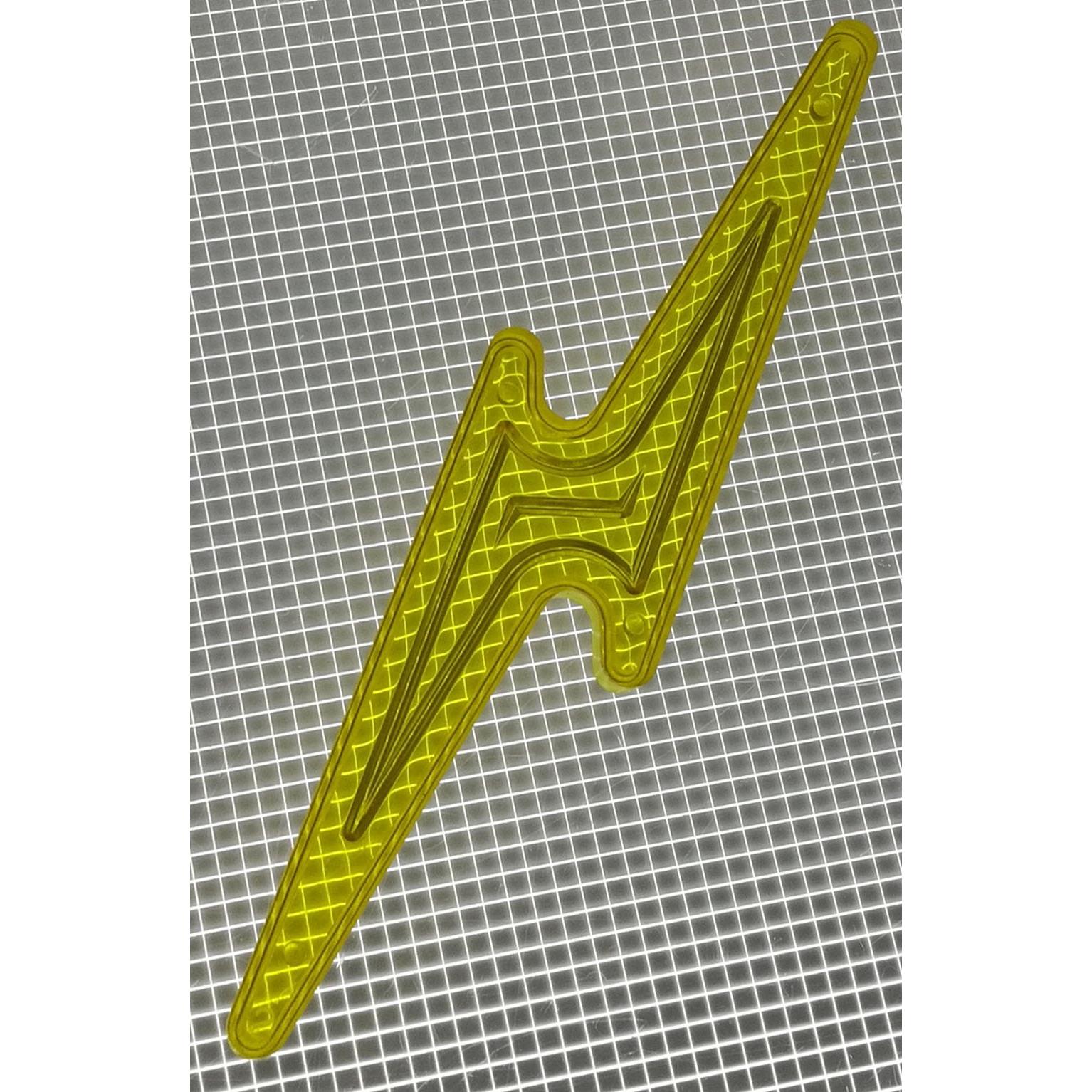 I_550_L_T_O_YL 5-1/2" x 1-3/16" Lightning Bolt Transparent Outline ...