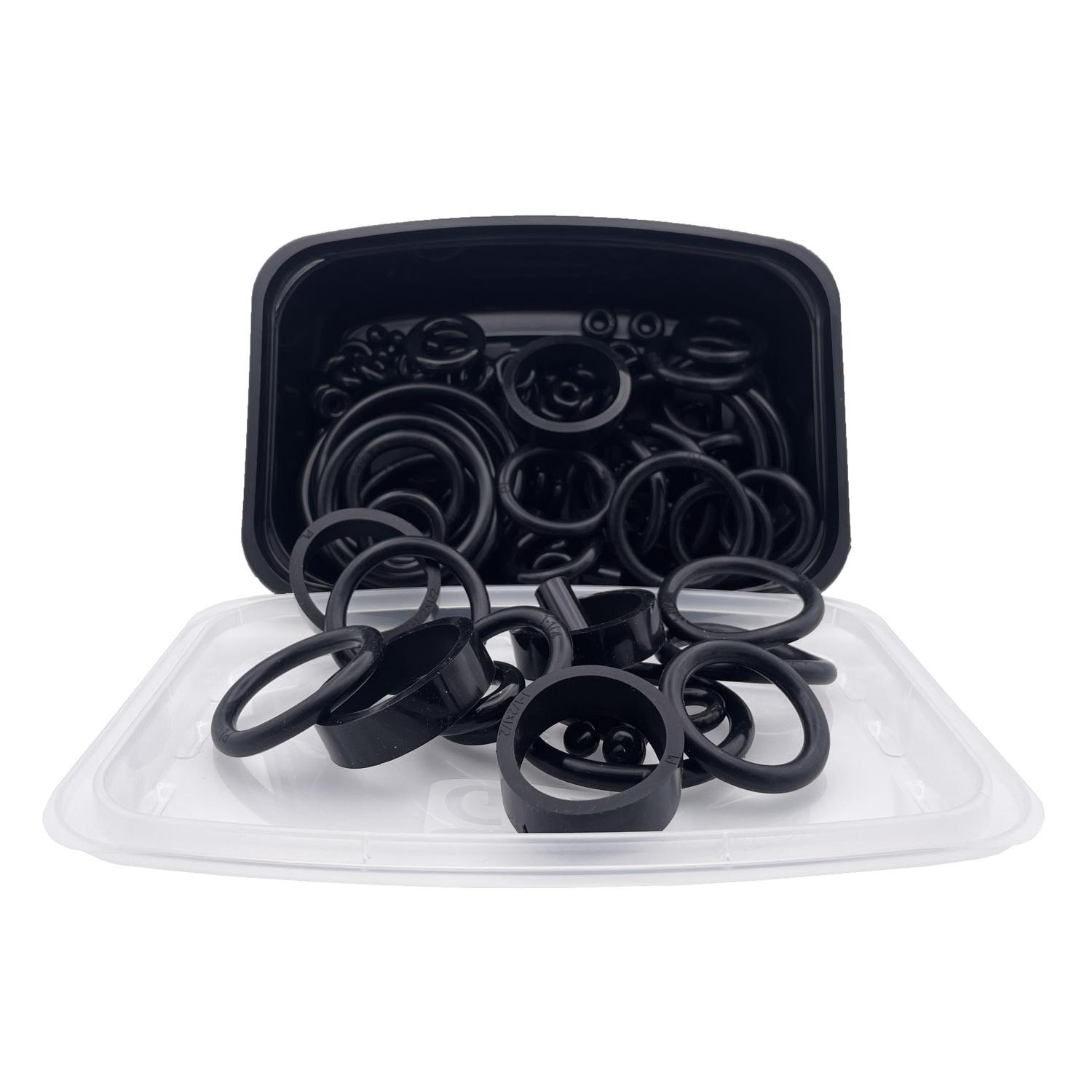 125_BLACK_SILICONE_SET 125-Piece PerfectPlayâ„¢ Black Silicone Rubber ...
