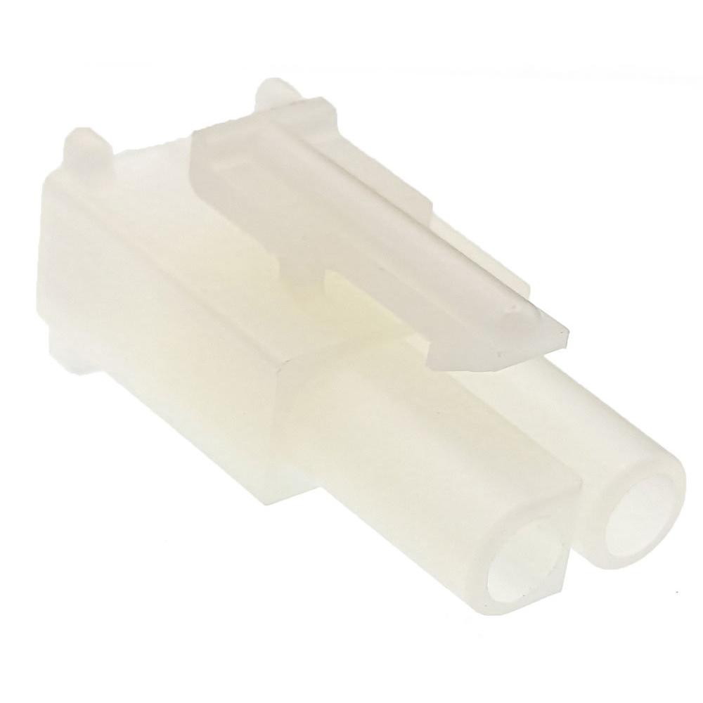 5792-10925-02 Male .093" Pin & Socket Receptacle Housing with Latch, 2 ...