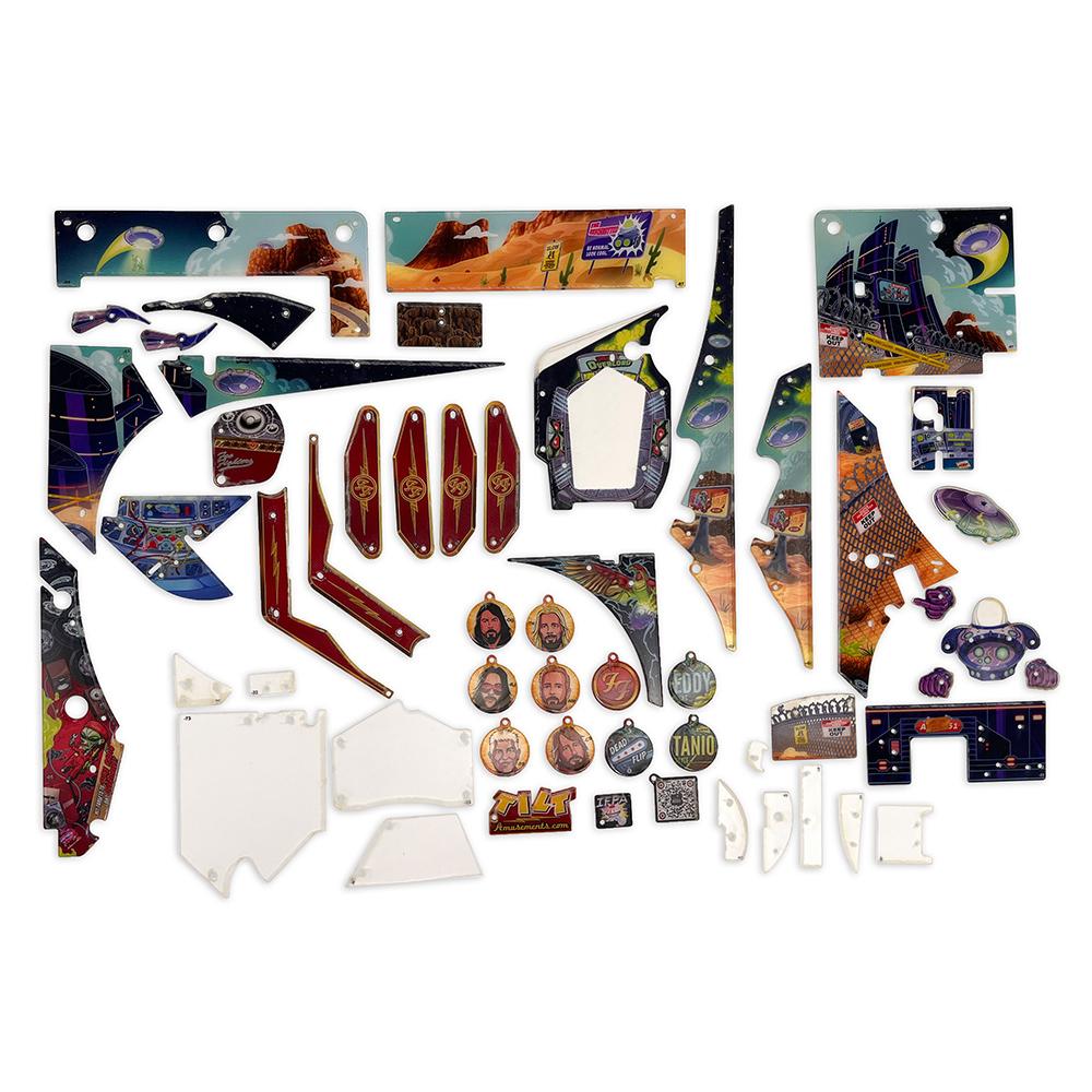 803-5000-U5 Stern Foo Fighters Pro Playfield Plastic Set