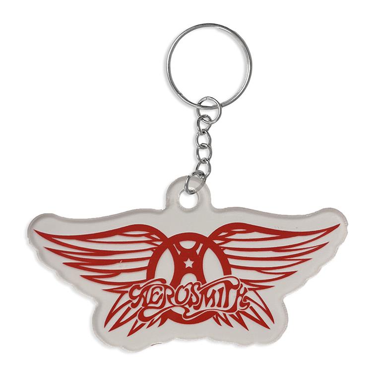 KEY_CHAIN_89 Aerosmith Red Logo Keychain