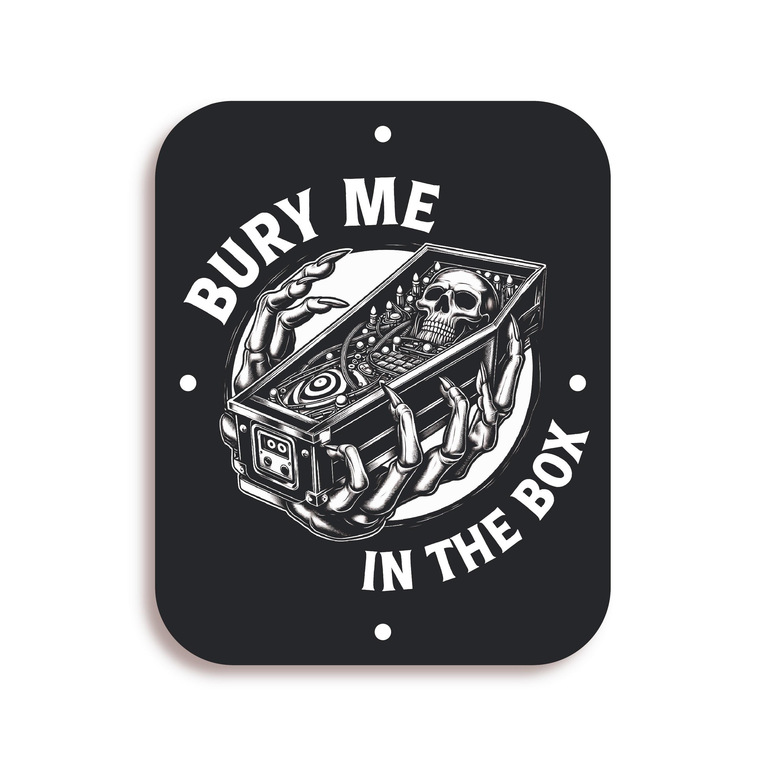 PBL-900-0037-00 Metal Game Room Sign - Bury Me In The Box