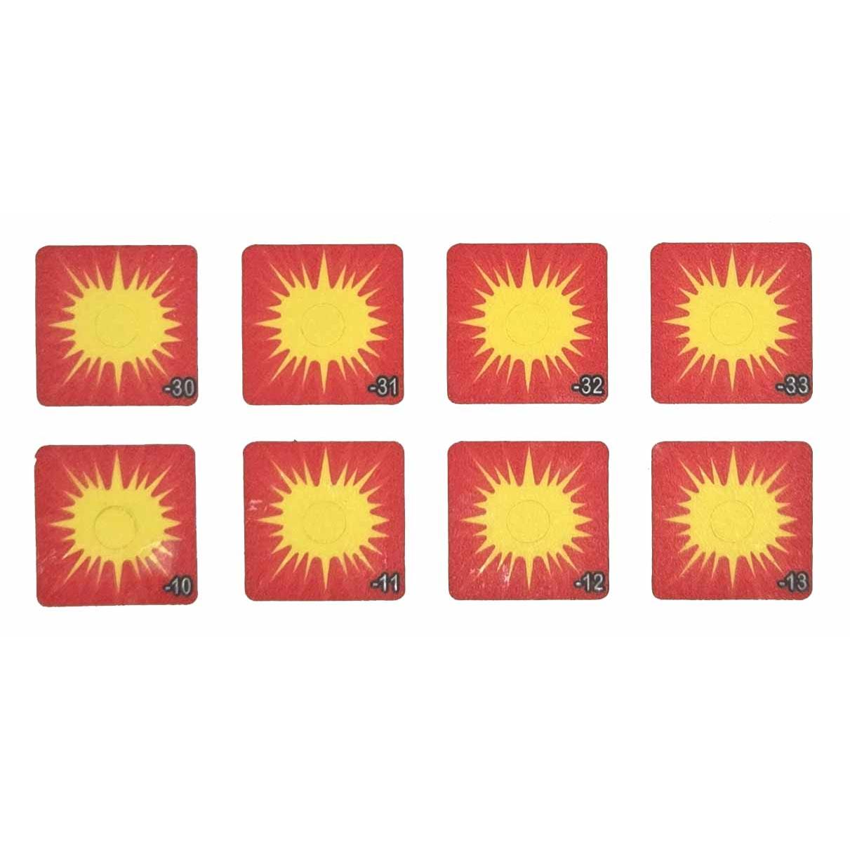 802-5000-K1-10-11-12-13-30-31-32-33 Deadpool Pro Stand-Up Target Decals