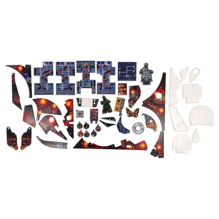 803-5000-T5 Stern Godzilla Pro Playfield Plastic Set