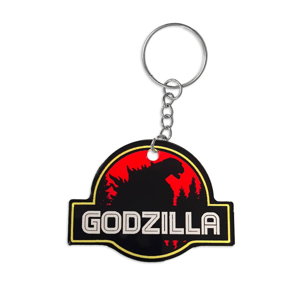 KEY_CHAIN_26 Godzilla Silhouette Keychain #2