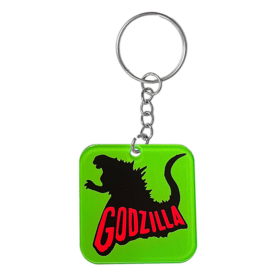 KEY_CHAIN_25 Godzilla Silhouette Keychain #1