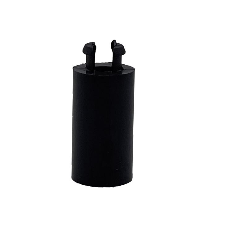 03-8022-7 #6 x 0.666" Black Plastic Spacers With Mounting Notch