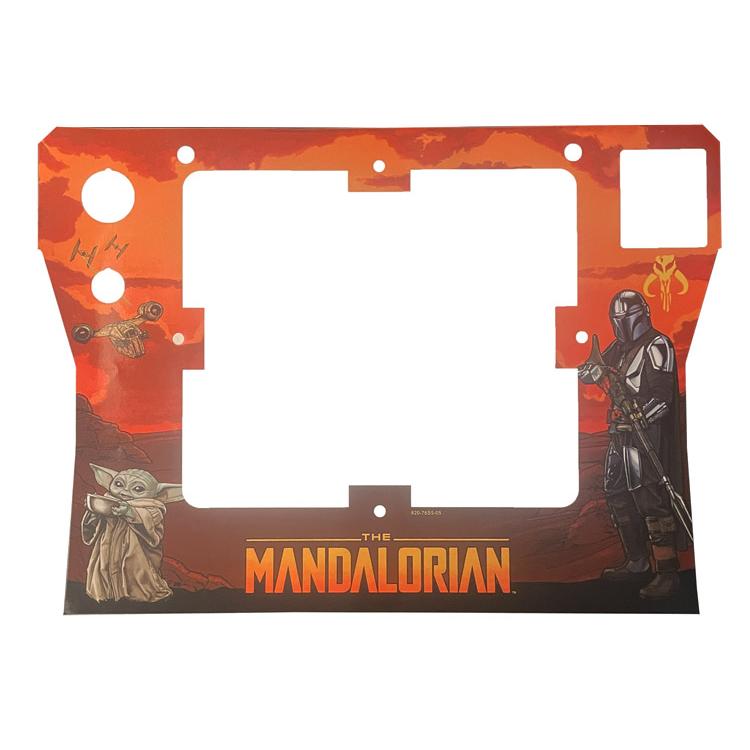 820-76S5-05 Mandalorian Pro Cabinet Decal - Front