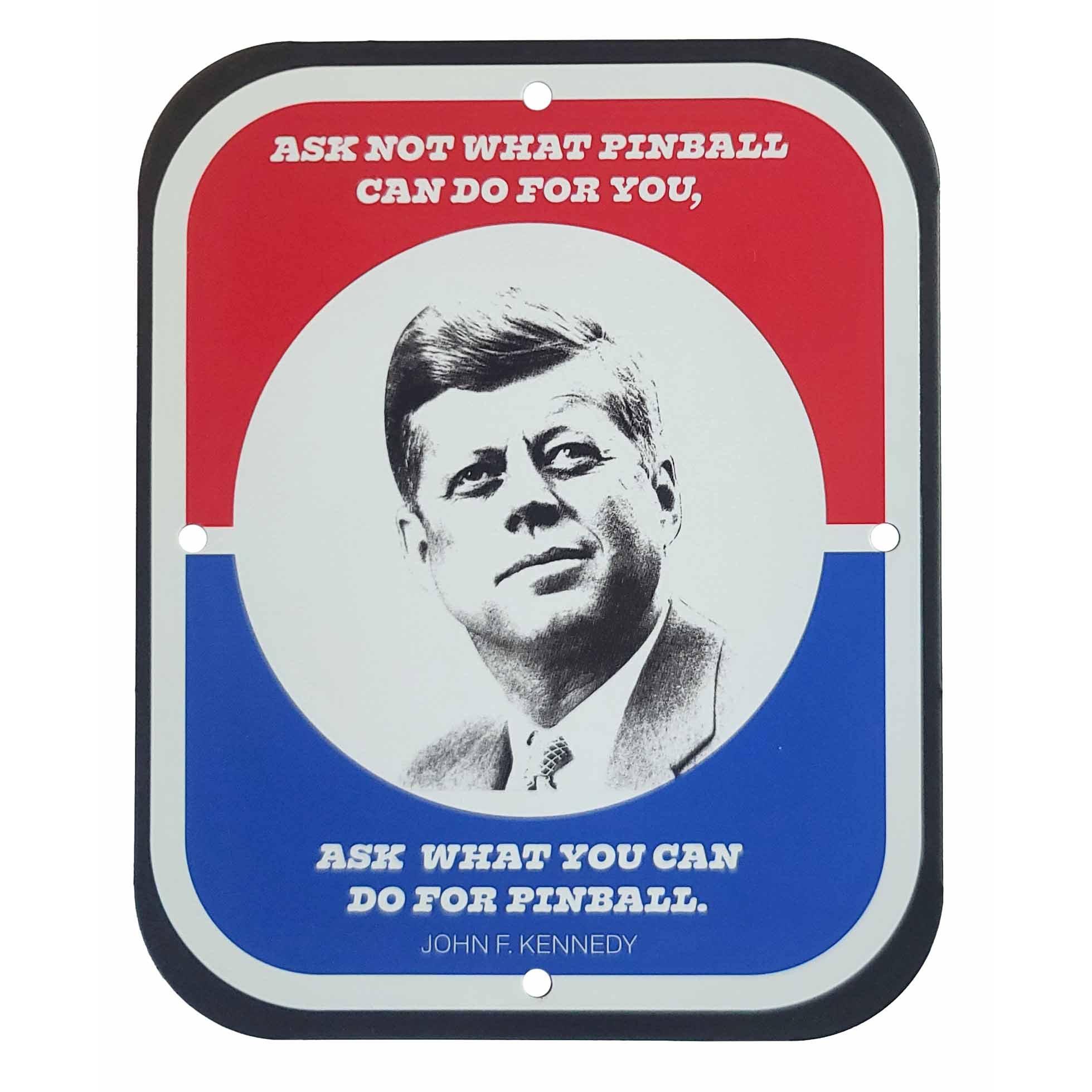 PBL-900-0025-00 Metal Game Room Sign - For The Love Of Country, JFK ...