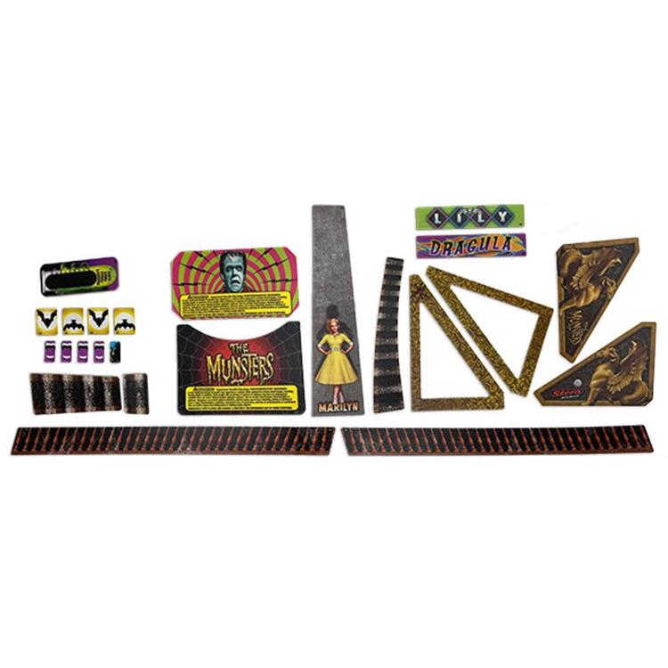 802-5000-L1_802-5000-L2 Munsters Pro & LE Playfield Decal Set