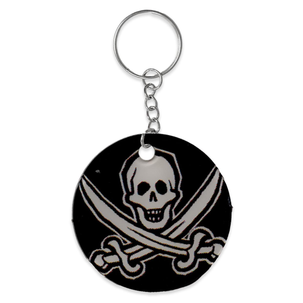 KEY_CHAIN_34 Pirates of the Caribbean Skull & Crossbones Keychain