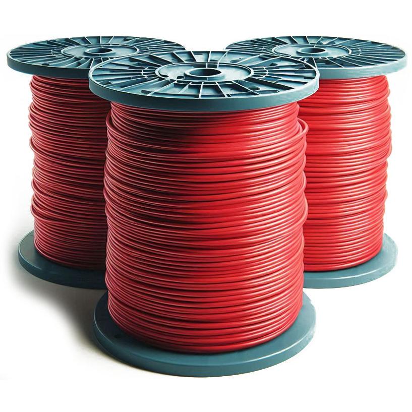 WIRE18-42-xx 18 Gauge Insulated Stranded Red Wire With Color Striping ...