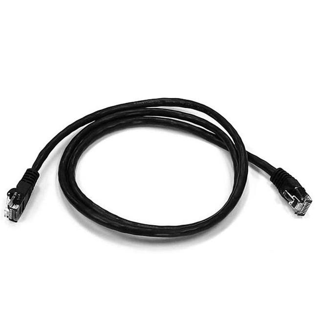 19-003042-03_BLACK Monoprice Cat5e 3 Foot Black Ethernet Cable