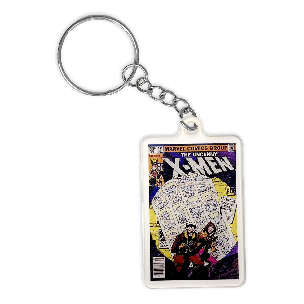 KEY_CHAIN_100 Uncanny X-Men Comic Book Keychain