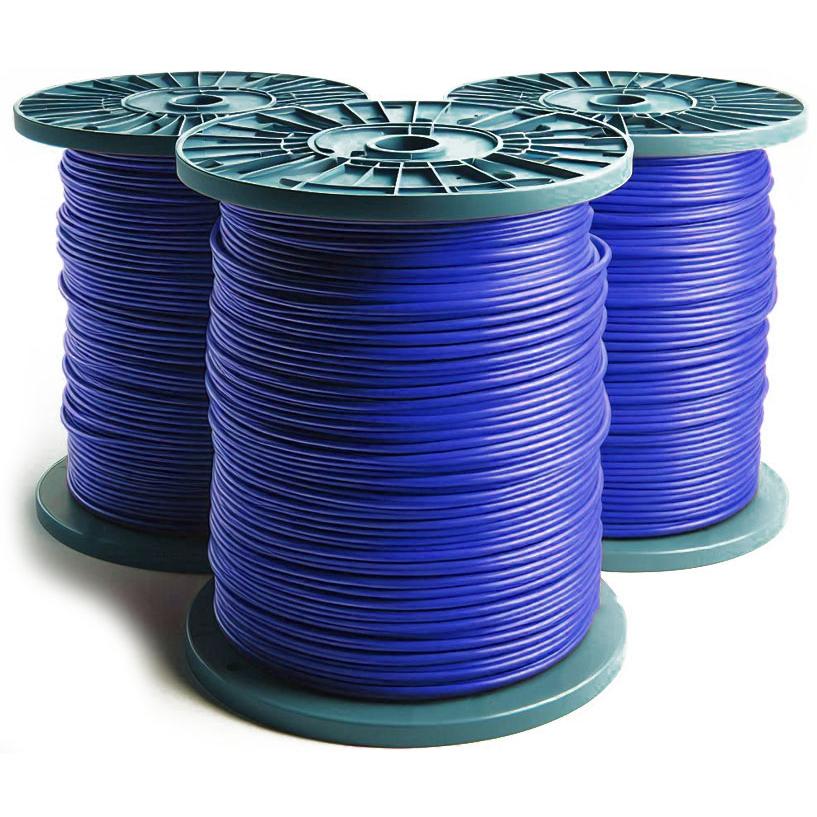 WIRE22-53-xx 22 Gauge Insulated Stranded Blue Wire With Color Striping ...