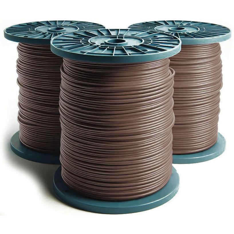 WIRE18-57-xx 18 Gauge Insulated Stranded Brown Wire With Color Striping ...