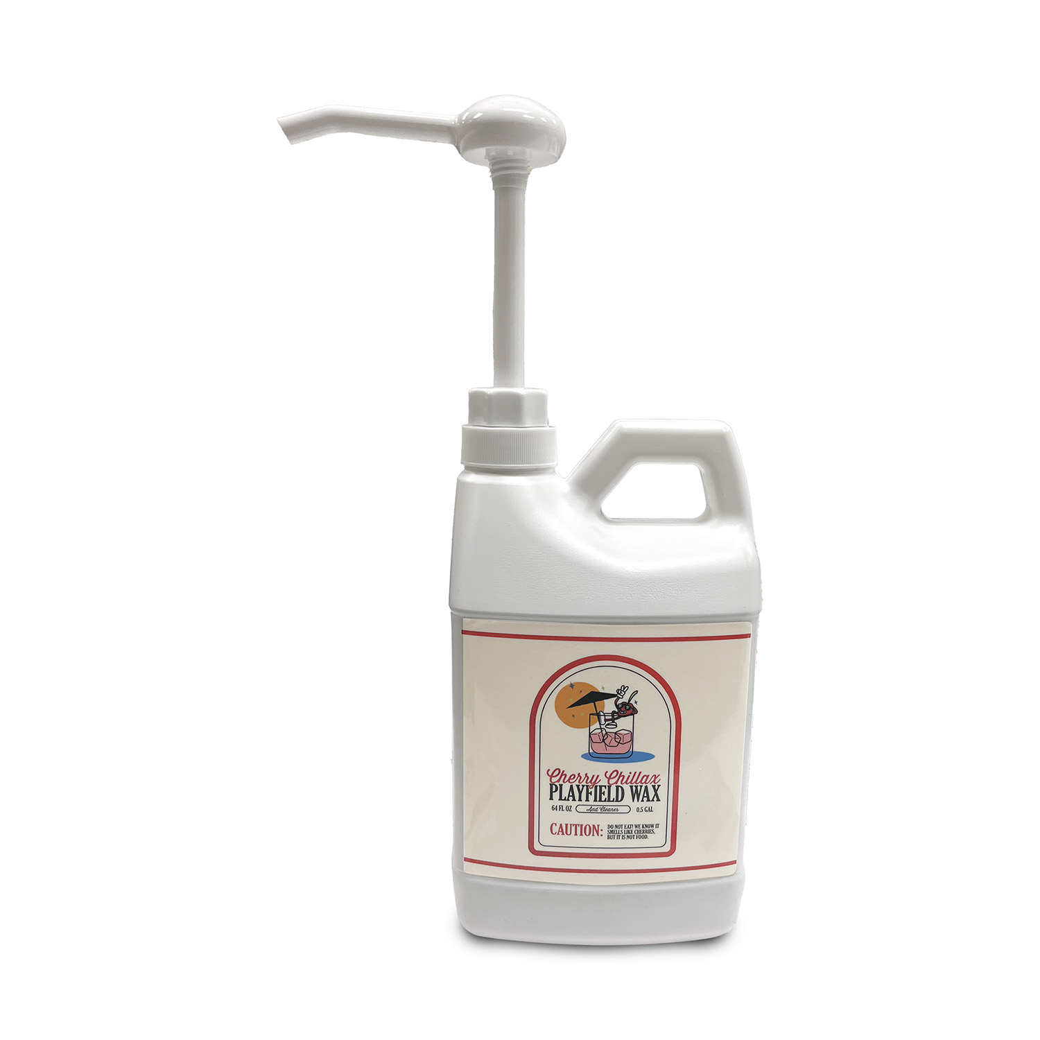 PBL-100-3866-00 Cherry Chillax Playfield Wax & Cleaner - 64oz Jug with Pump