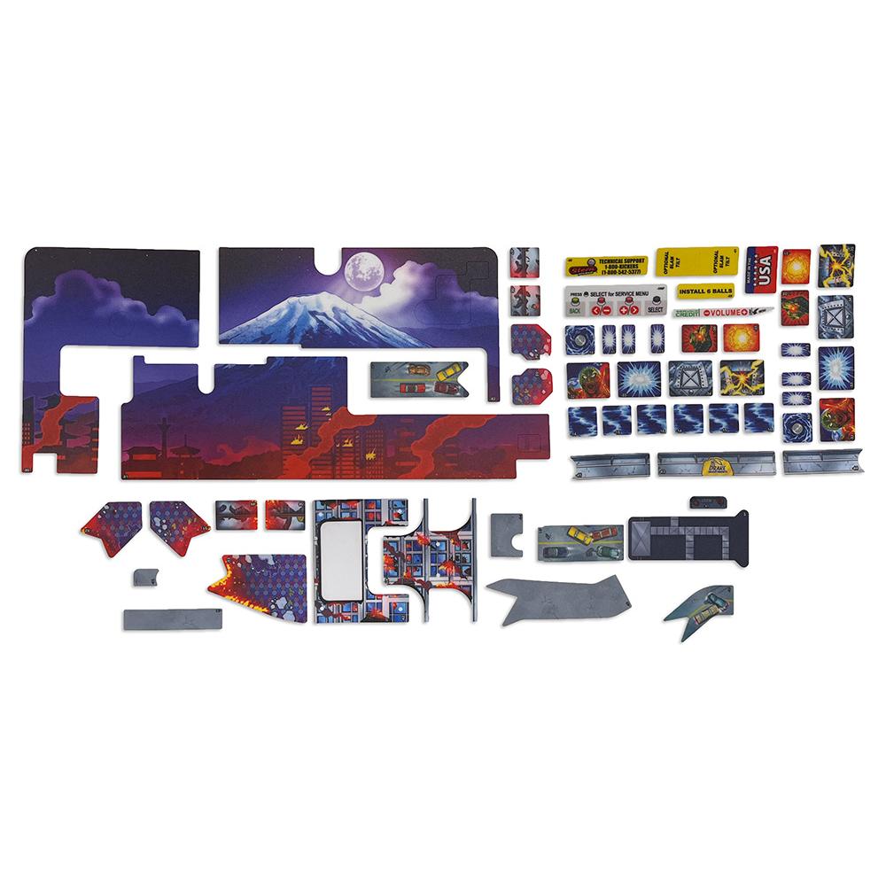 802-5000-T6_802-5000-T7 Stern Godzilla Premium & LE Full Playfield ...