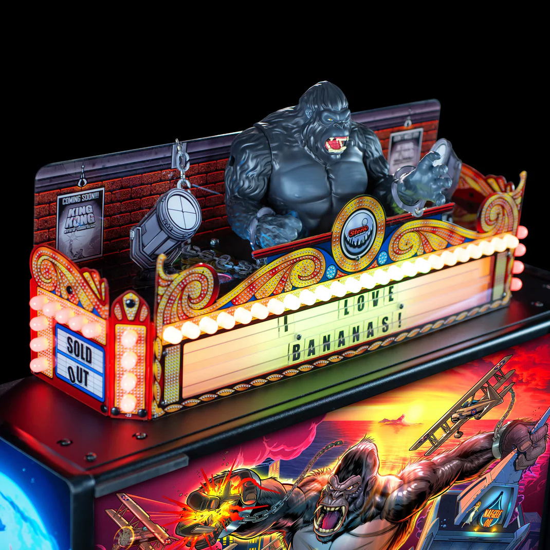 502-8070-00 Stern King Kong In Chains Officially Licensed Topper