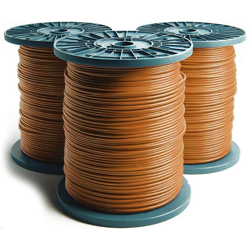 WIRE22-44-XX 22 Gauge Insulated Stranded Orange Wire With Color ...