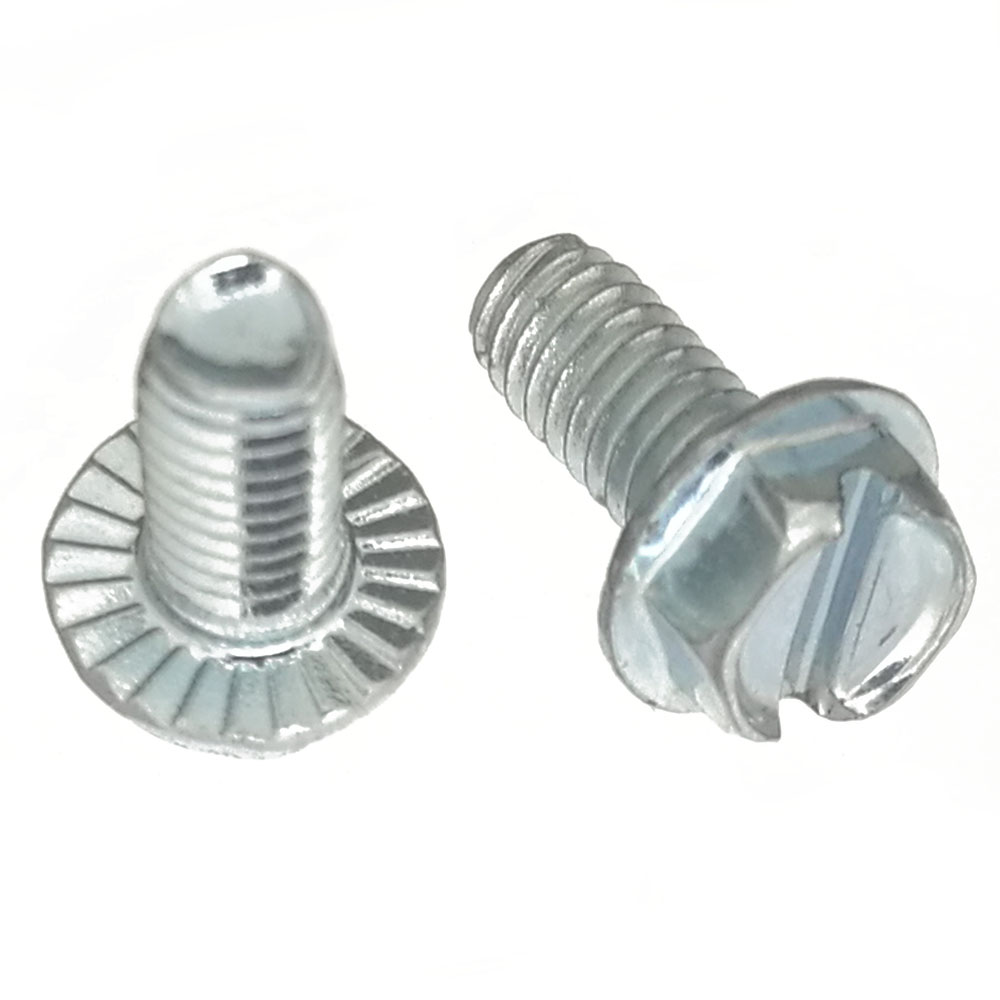 237-5975-00 #8-32 x 3/8" Serrated Slotted Hex Head Thread Forming Screw