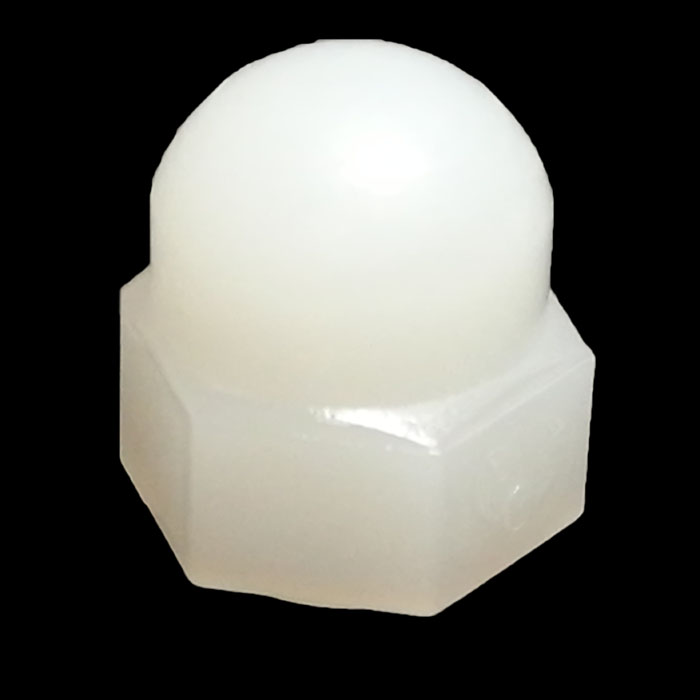 ACORN_NUT #6-32 Acorn Nut, Natural Nylon