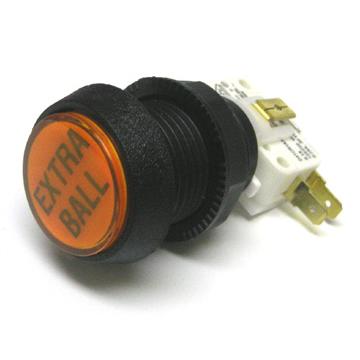 Pinball Life: Williams/Bally Orange "Extra Ball" Button Assembly